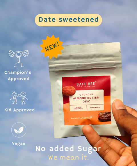 Crunchy Almond Butter Disc - 2 Ingredient Wonder – SAFE BEE